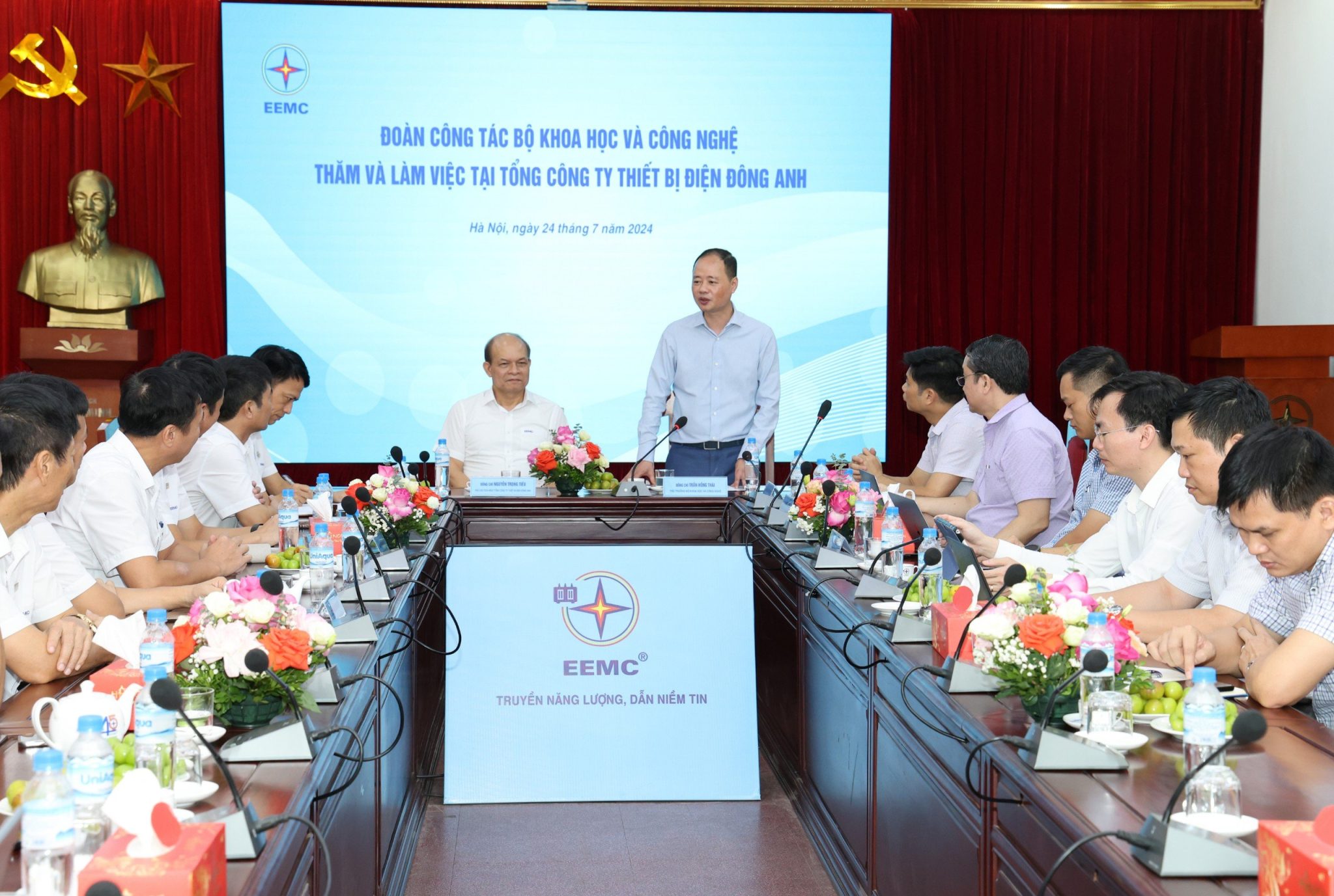 Delegation of Ministry of Science and Technology visited and worked at Dong Anh Electrical ...